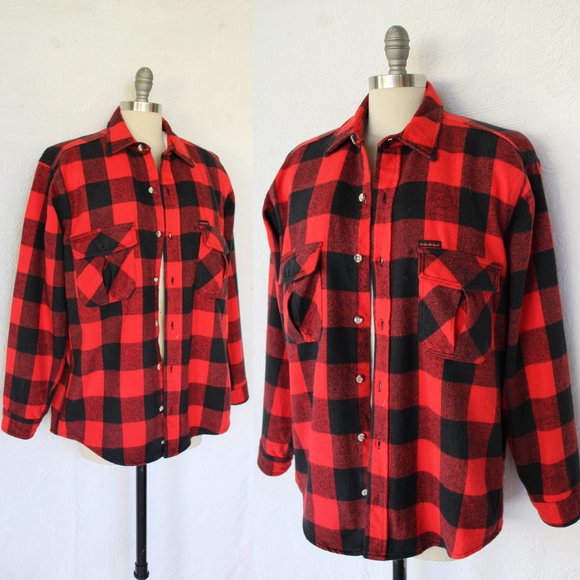 Melton | Shirts | Melton Wintermaster Buffalo Plaid Plaid Flannel Shirt ...